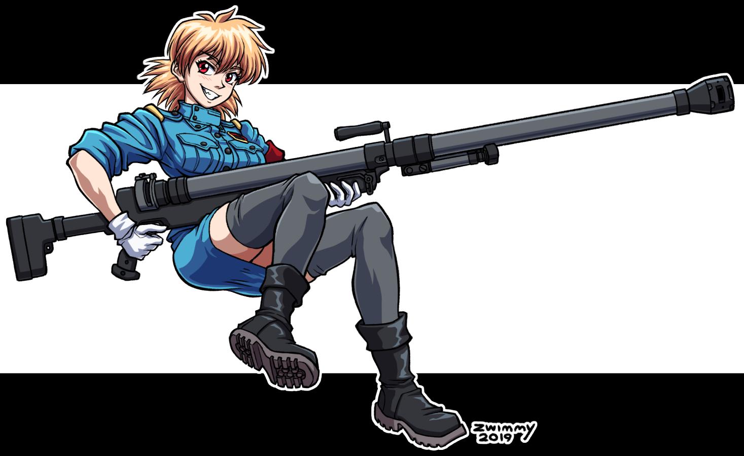 Hellsing Seras Gun