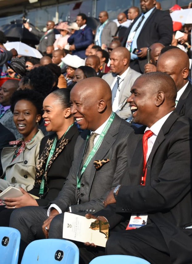 PICTURES: Malema Attending Ramaphosa's Inauguration Ceremony