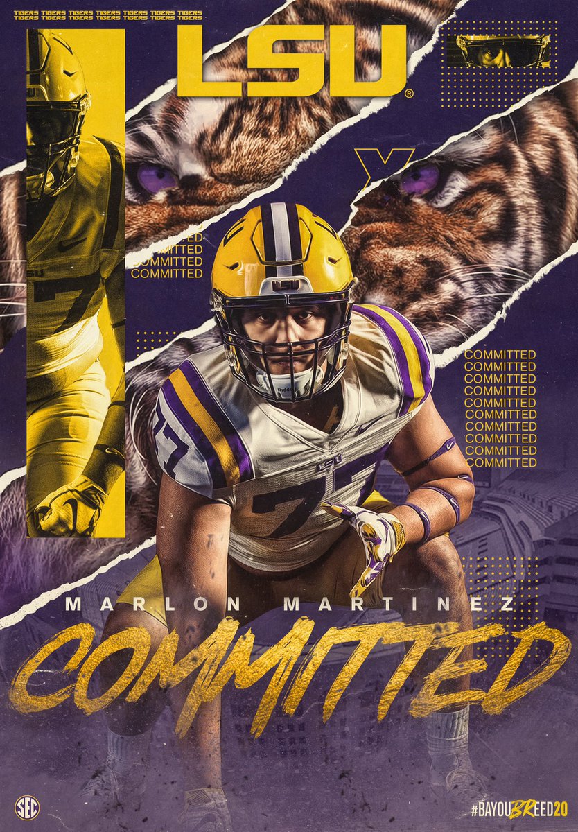 2020 3* OT Marlon Martinez commits to LSU : r/CFB