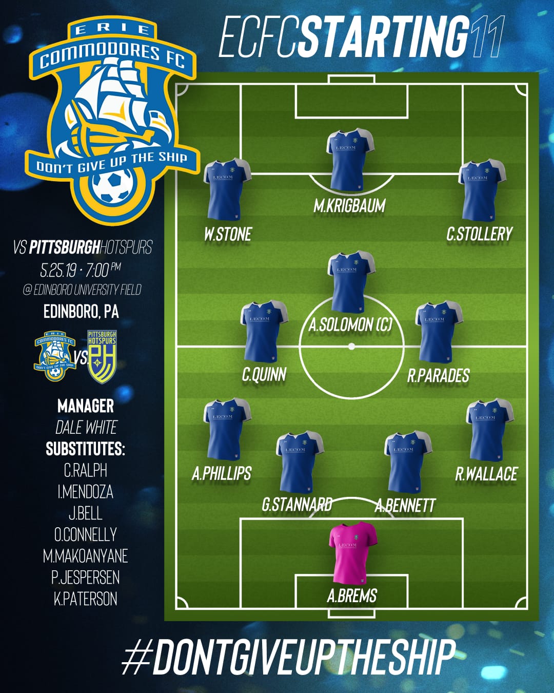 Erie storms back in second half to spoil Hotspurs' NPSL debut ...