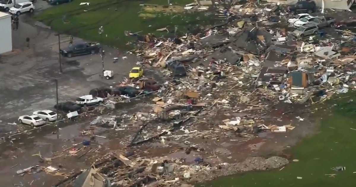 LIVE VIDEO: Aerials over tornado damage in El Reno, Oklahoma -- | WSBT ... LIVE VIDEO: Aerials over tornado damage in El Reno, Oklahoma -- | WSBT ...