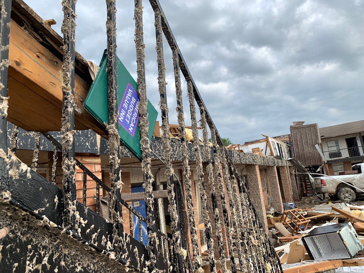 A few pics from today’s El Reno tornado damage survey. It was rated EF3 ...