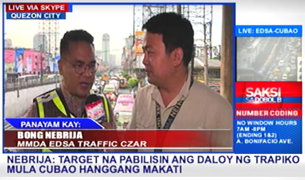 DZBB Super Radyo on Twitter: "LIVE sa DZBB: Retired Colonel Bong Nebrija, @MMDA special traffic ...