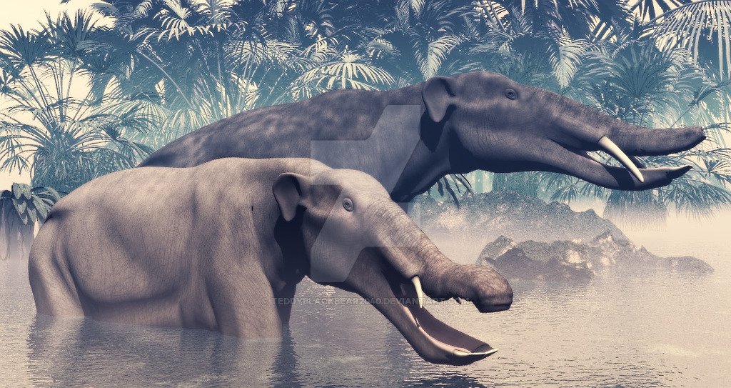 Weird Prehistoric Animal Elephant Moeritherium Is One Of Those Odd