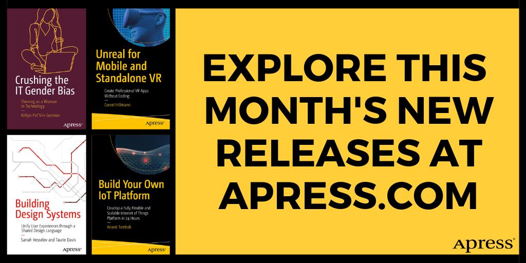 Apress on Twitter: "We've got dozens of exciting new titles that just released! Books on virtual ...