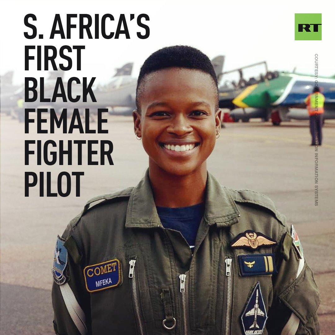 Major Mandisa Nomcebo Mfeka, 32, became the first South African female ...