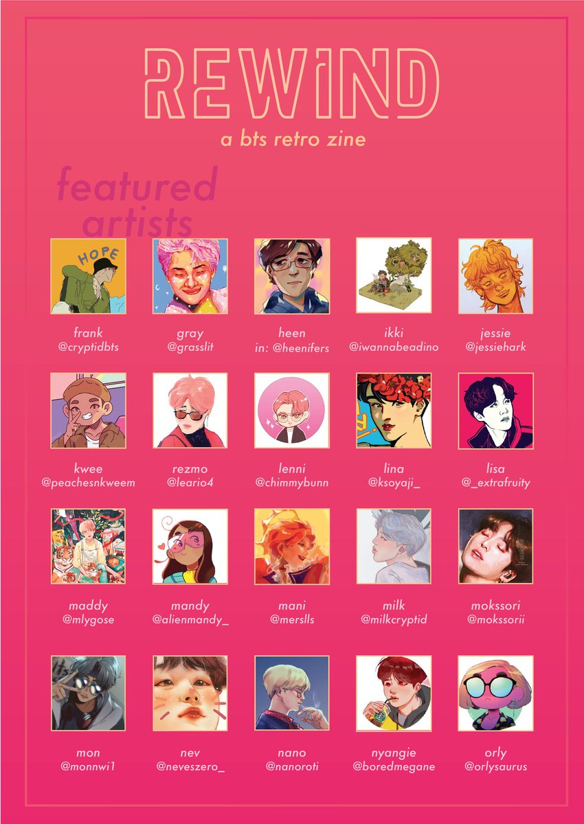 REWIND: a bts retro zine on Twitter: "[RTs appreciated 💜] Rewind; A Retro BTS Fanzine We're ...