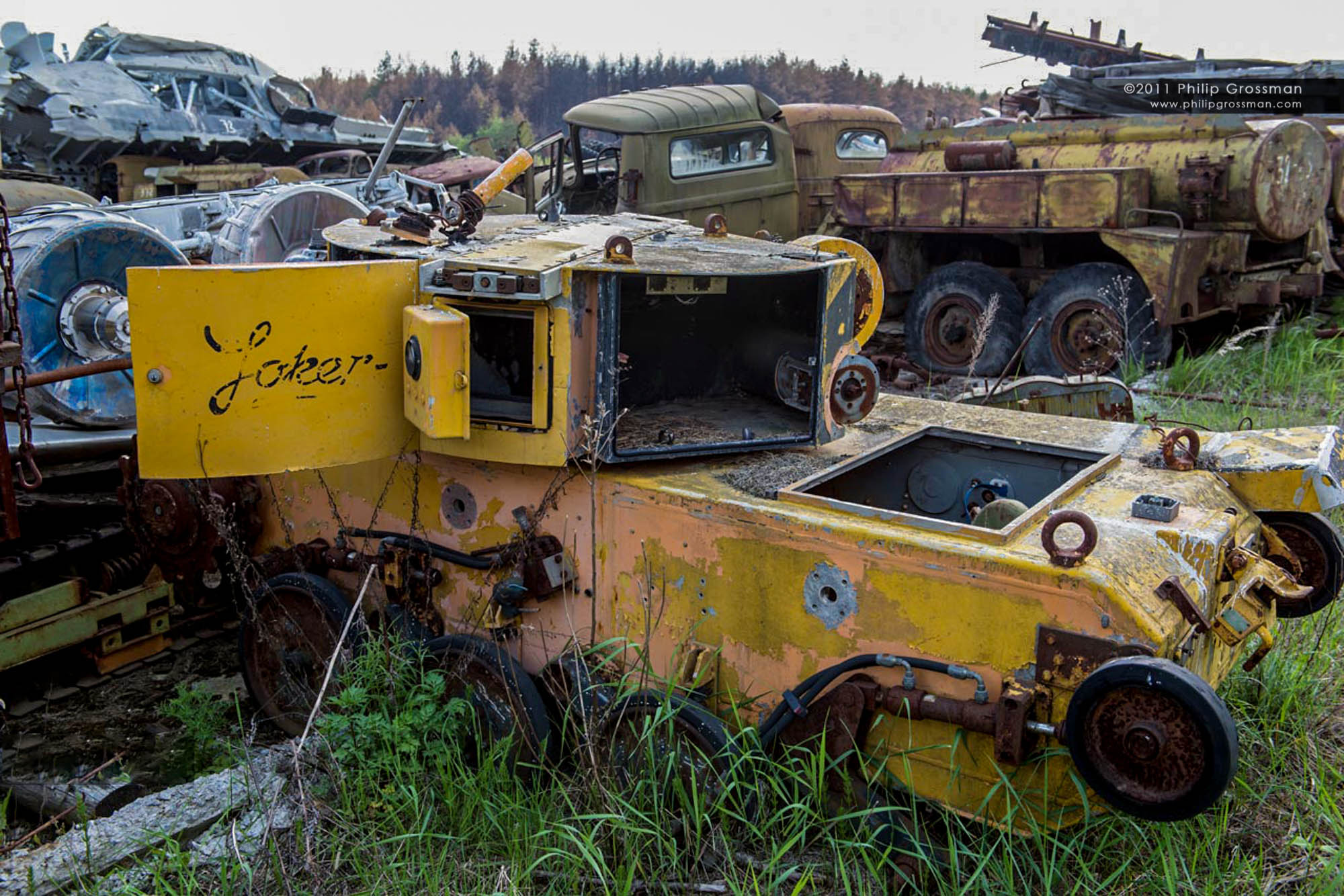Chernobyl Vehicle Graveyard
