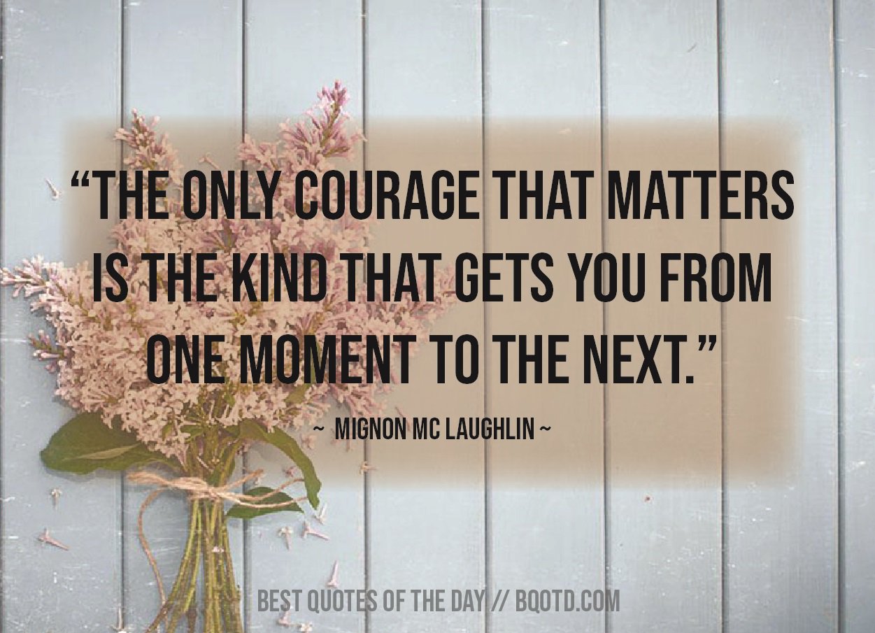 Why Courage Matters