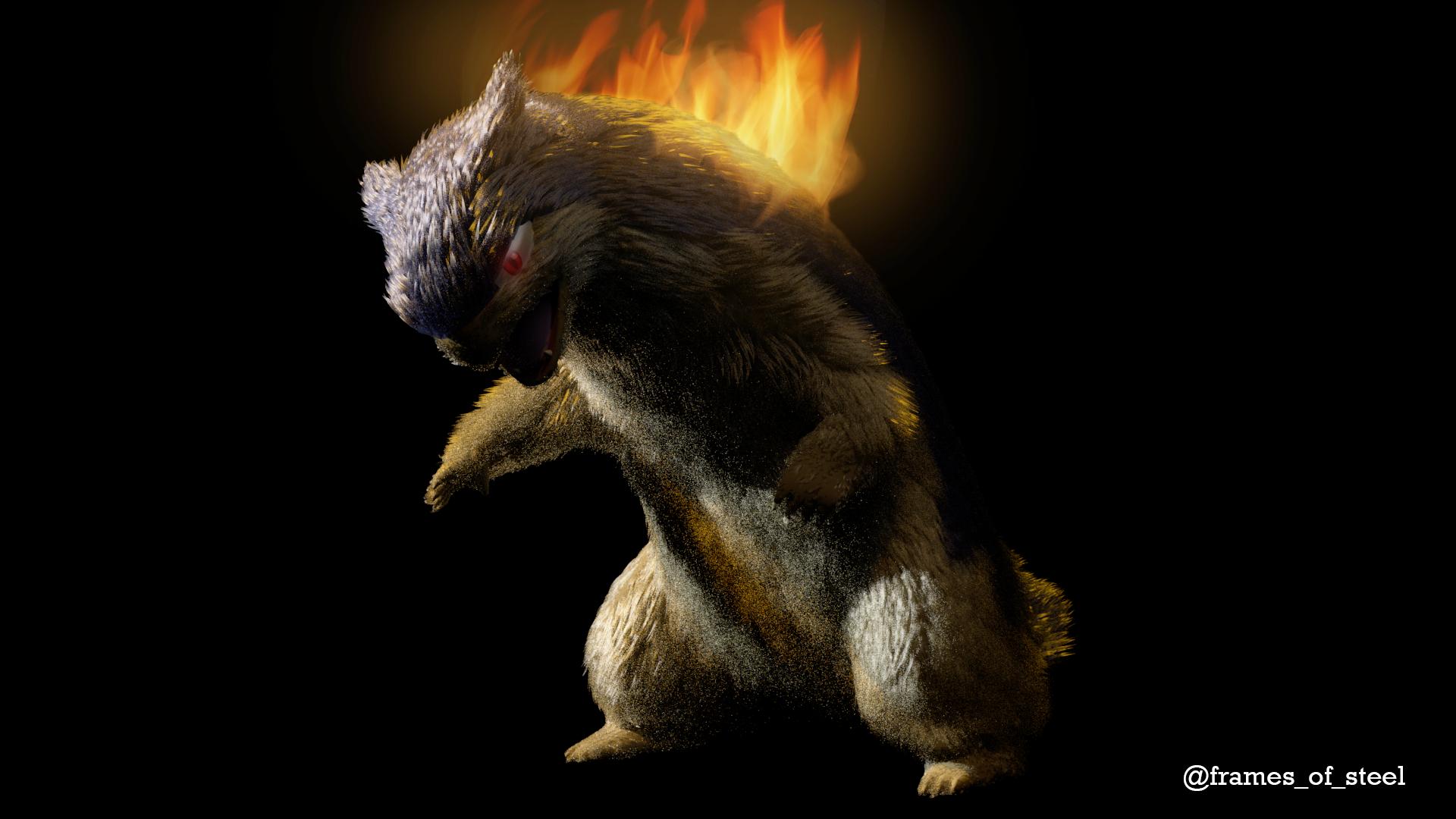 Realistic Typhlosion