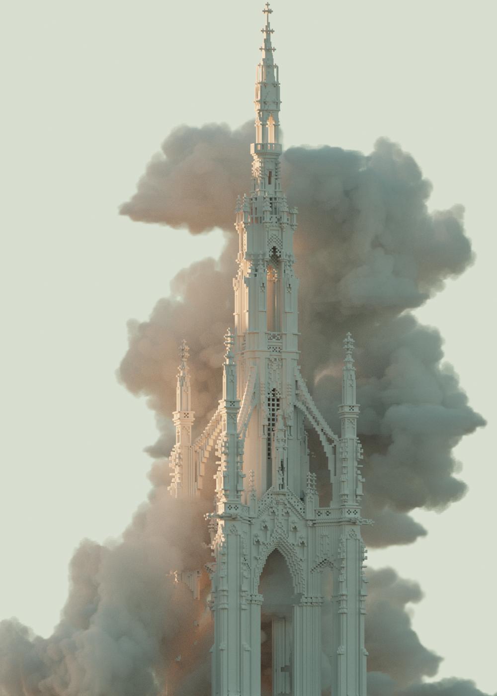 ephtracy on Twitter: "#MagicaVoxel 0.99.4: cloud material, translucent shadow, MIS-GGX ...