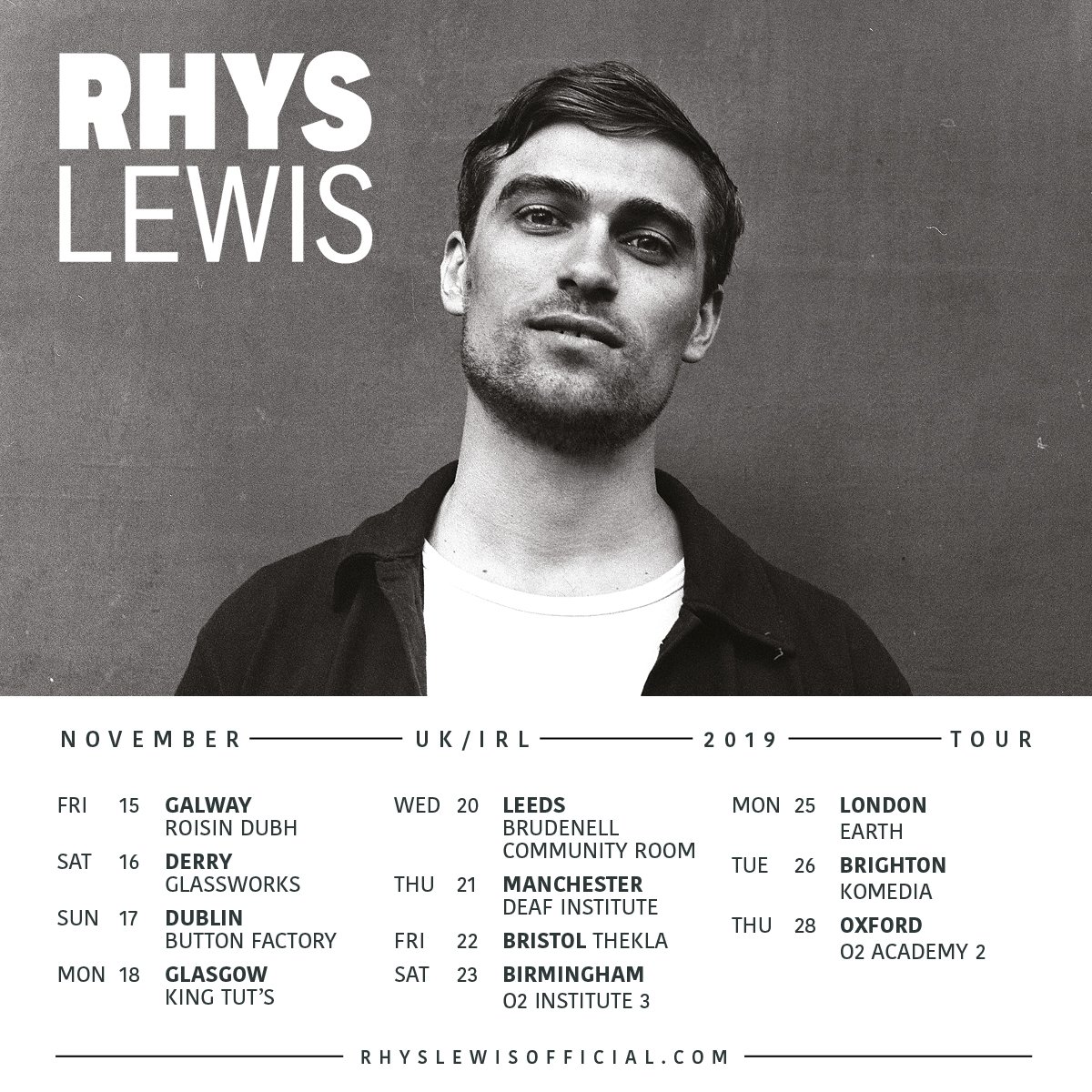 Rhys Lewis announces an end of year UK and Ireland Tour | Lost In The ... Rhys Lewis announces an end of year UK and Ireland Tour | Lost In The ...