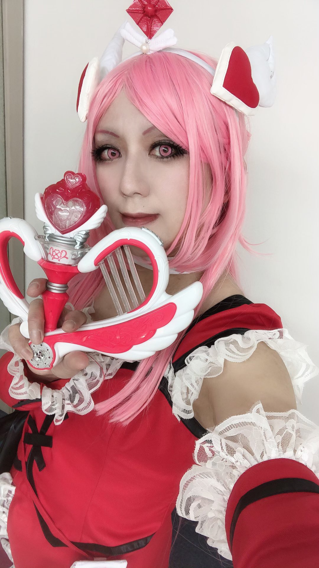 verna on Twitter: "『真っ赤なハートはしあわせの証 ️』 めっちゃ平日にキュアパッションコスしてます ️ https://t.co/5YQLhFWC4Y" / Twitter