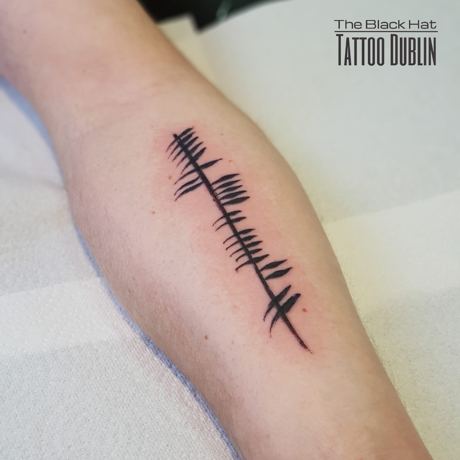 Irish Ogham Tattoos Got A Irish Celtic Tattoo Today And I'm Wondering