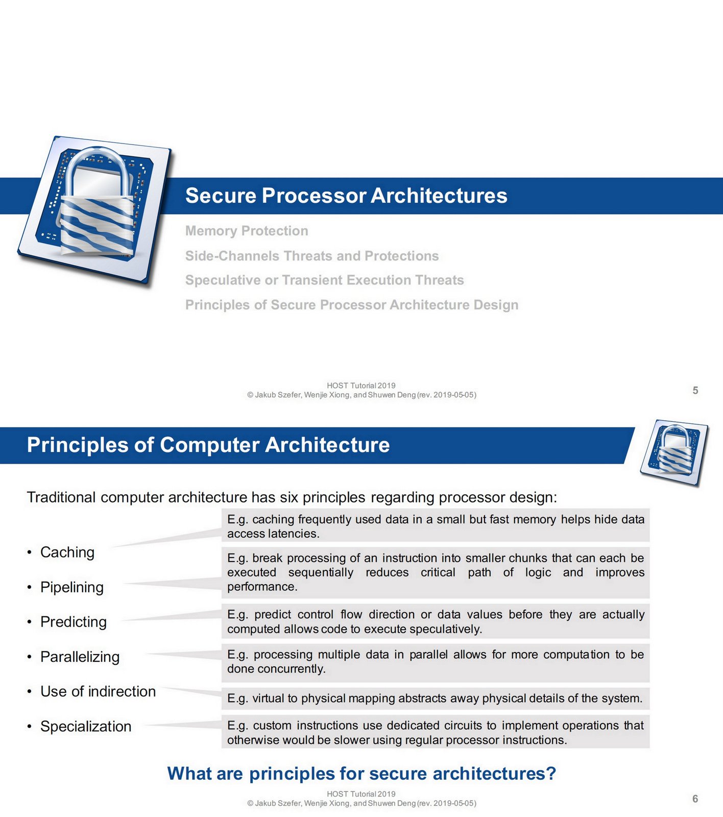 OGAWA, Tadashi on Twitter: "=> "Secure Processor Architectures in the Era of Spectre and ...