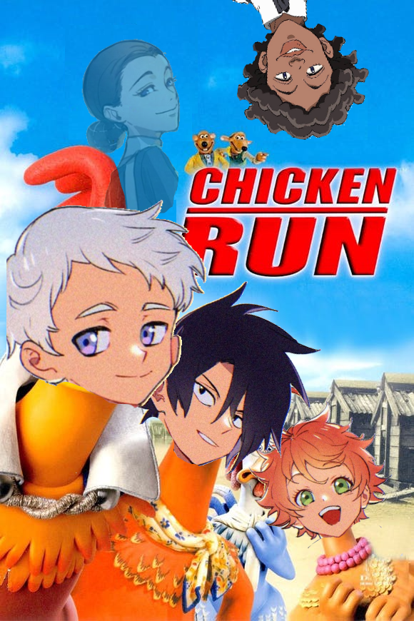 Chicken Run Poster Paint