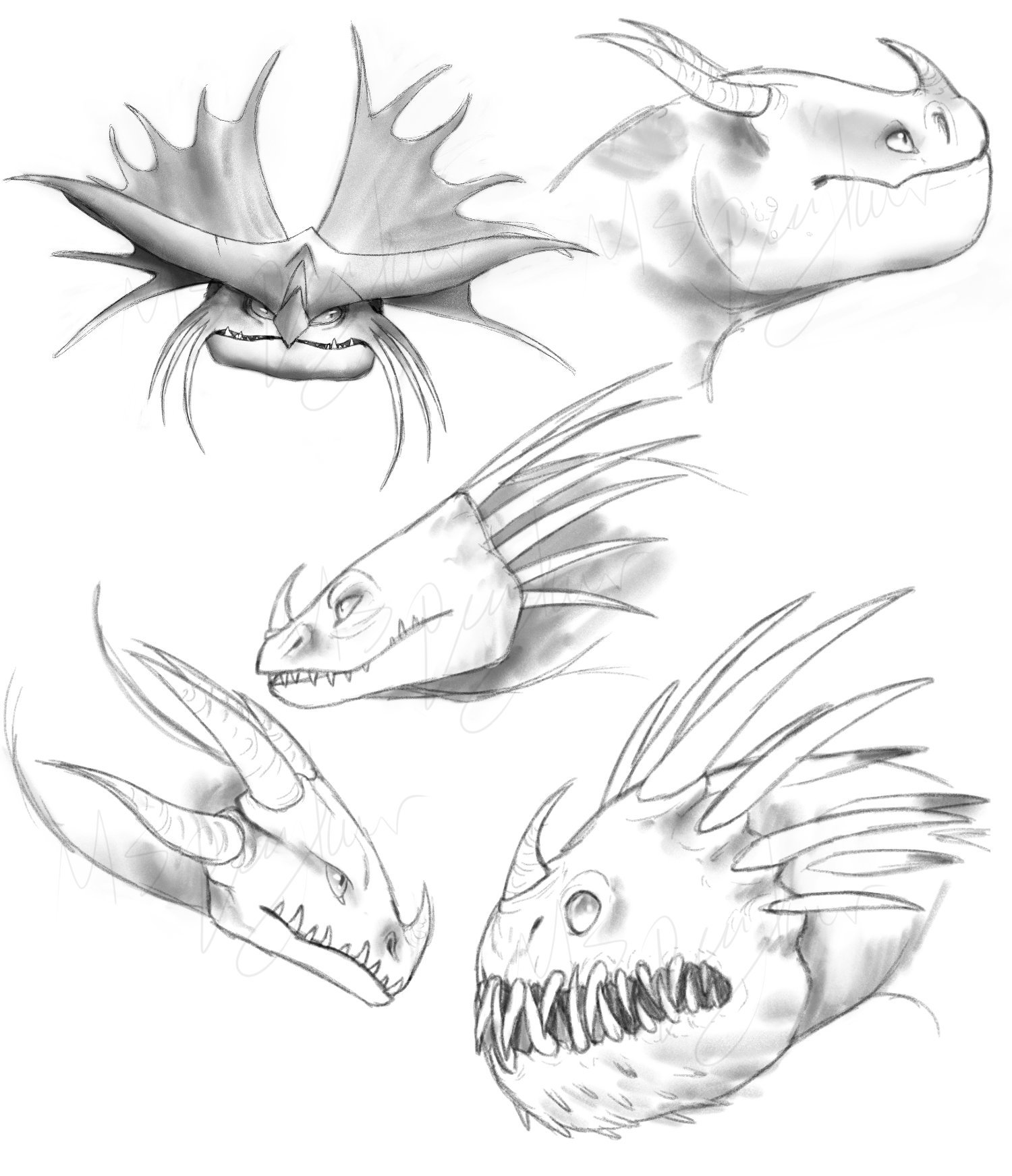 Skrill Dragon Drawing