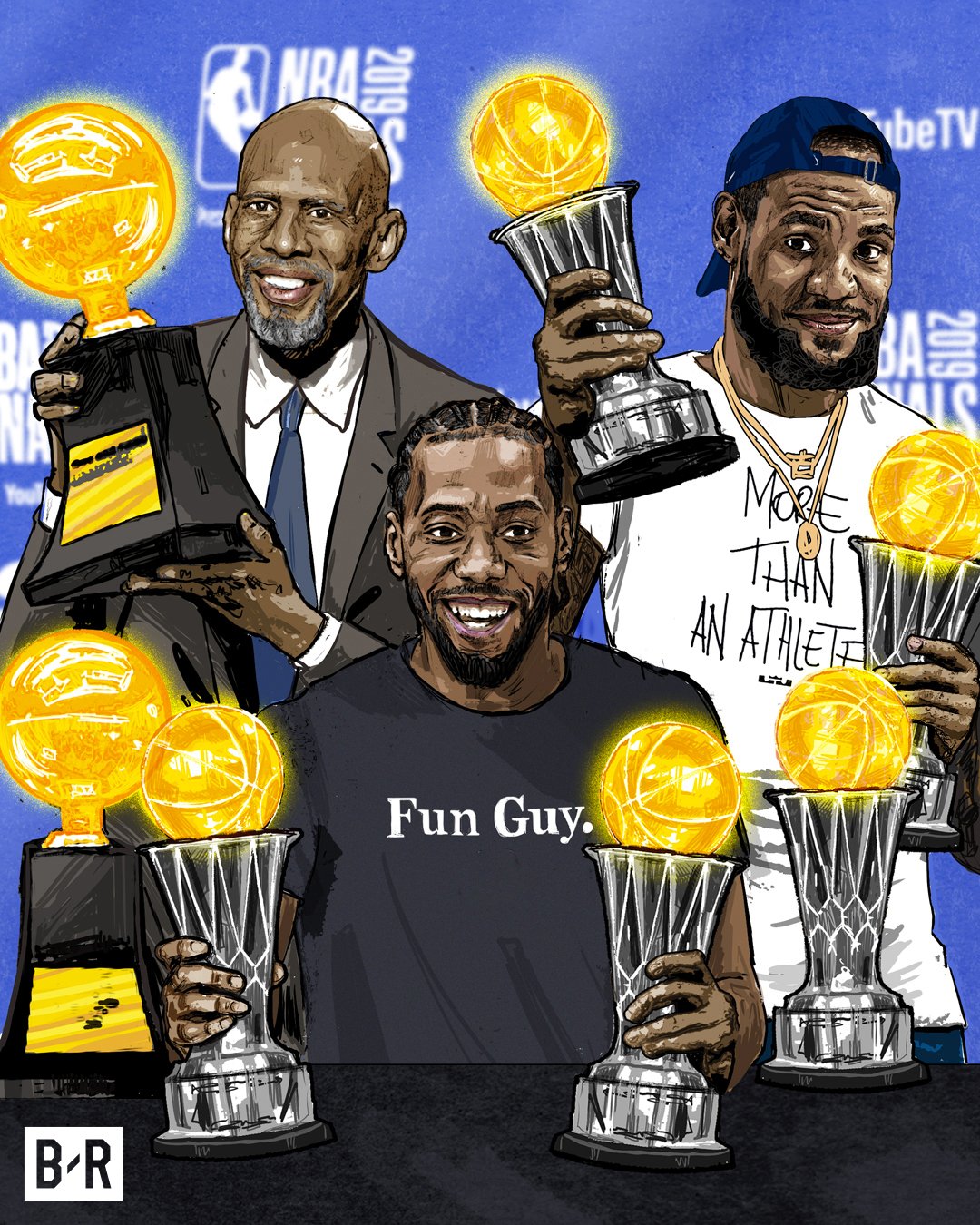 Nba Finals Trophy Drawing