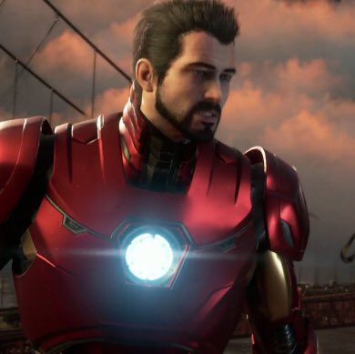 Tony Stark Beard Avengers