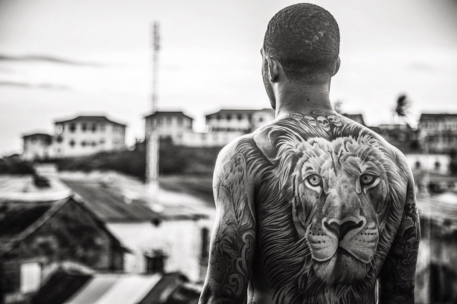 Memphis Depay Ghana Tattoos Memphis Depay Tattoo Lion Tattoo
