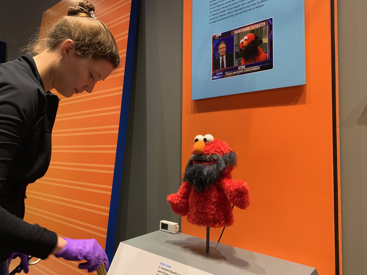 This hand puppet with a glued-on beard was Gitmo, TheDailyShow’s senior ...