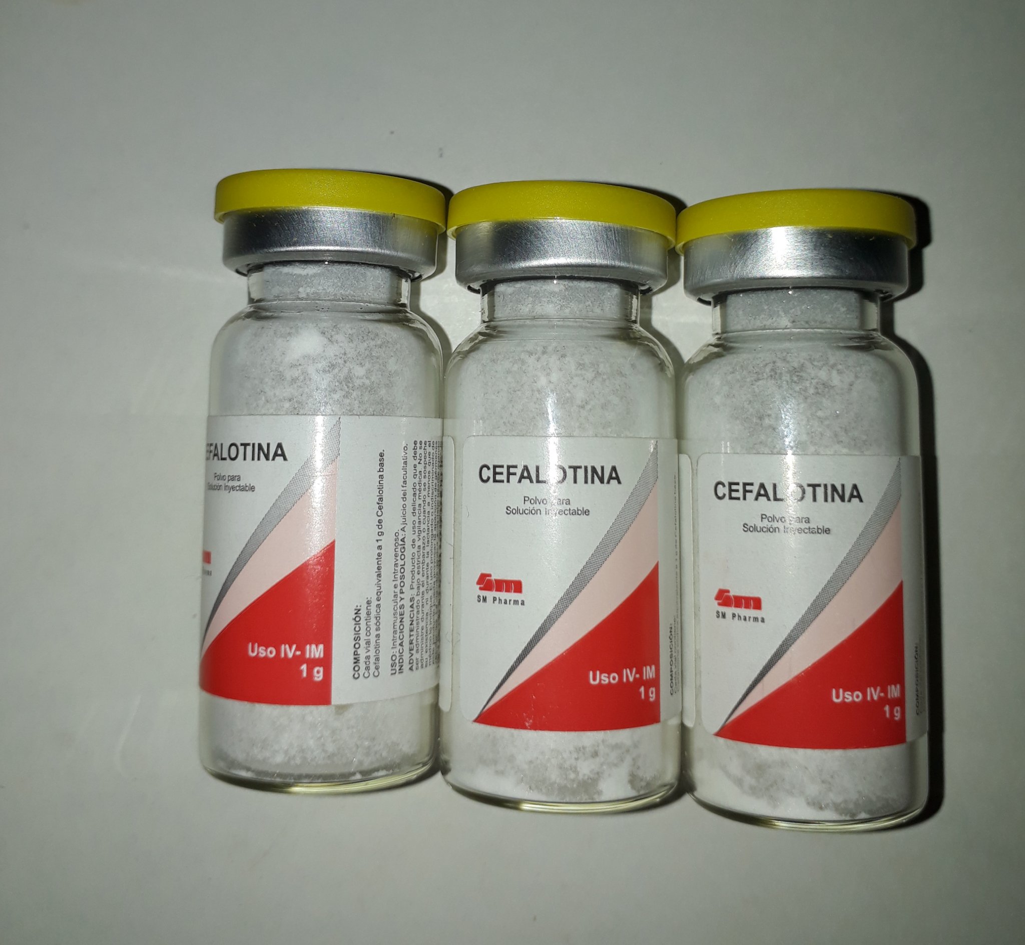 Cefalotina 1g Polvo Para Solucion Inyectable Frasco Ampolla, 48% OFF