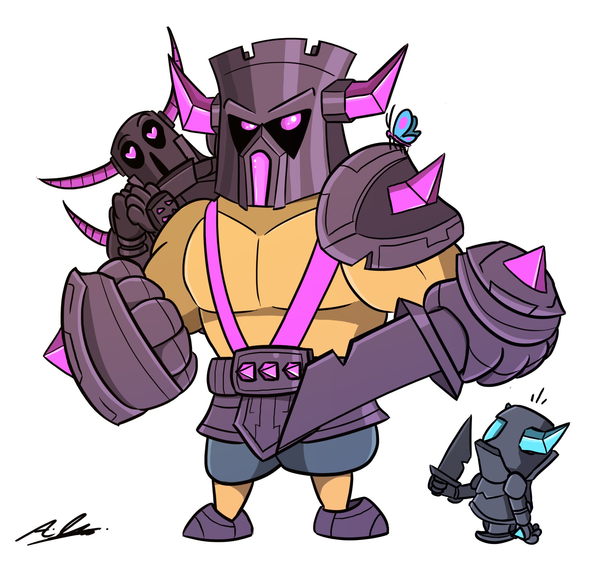 Clash Of Clans Pekka Drawings