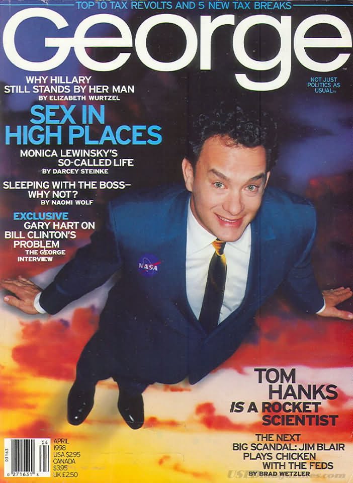 This cover of John F Kennedy Jr's George magazine circa 1997 : r/conspiracy