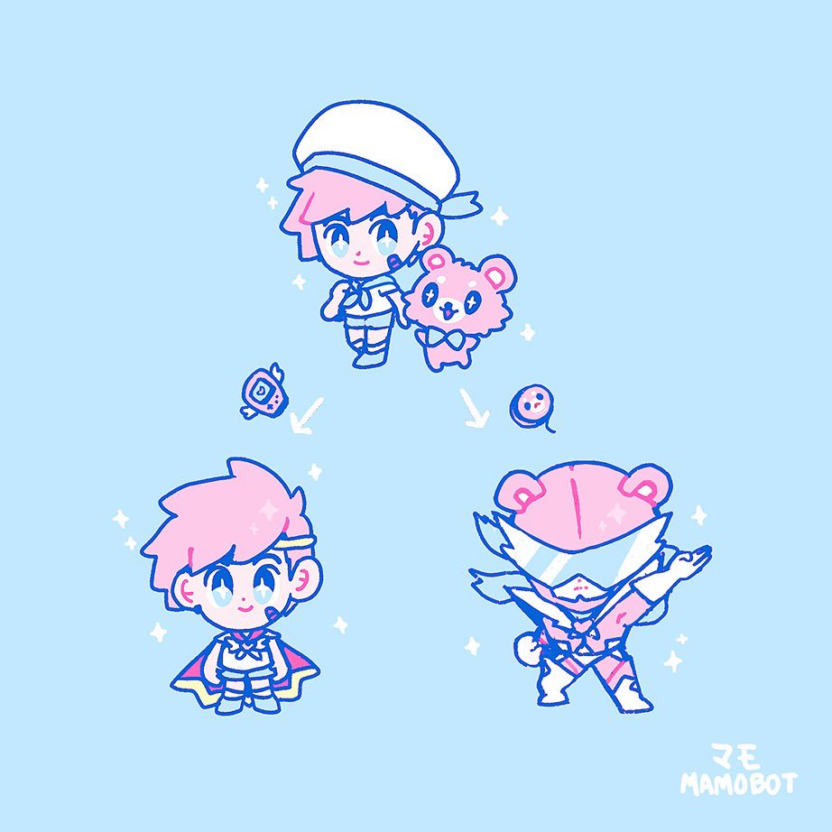 「Magical Boy Transformation 」|Mamo マモのイラスト