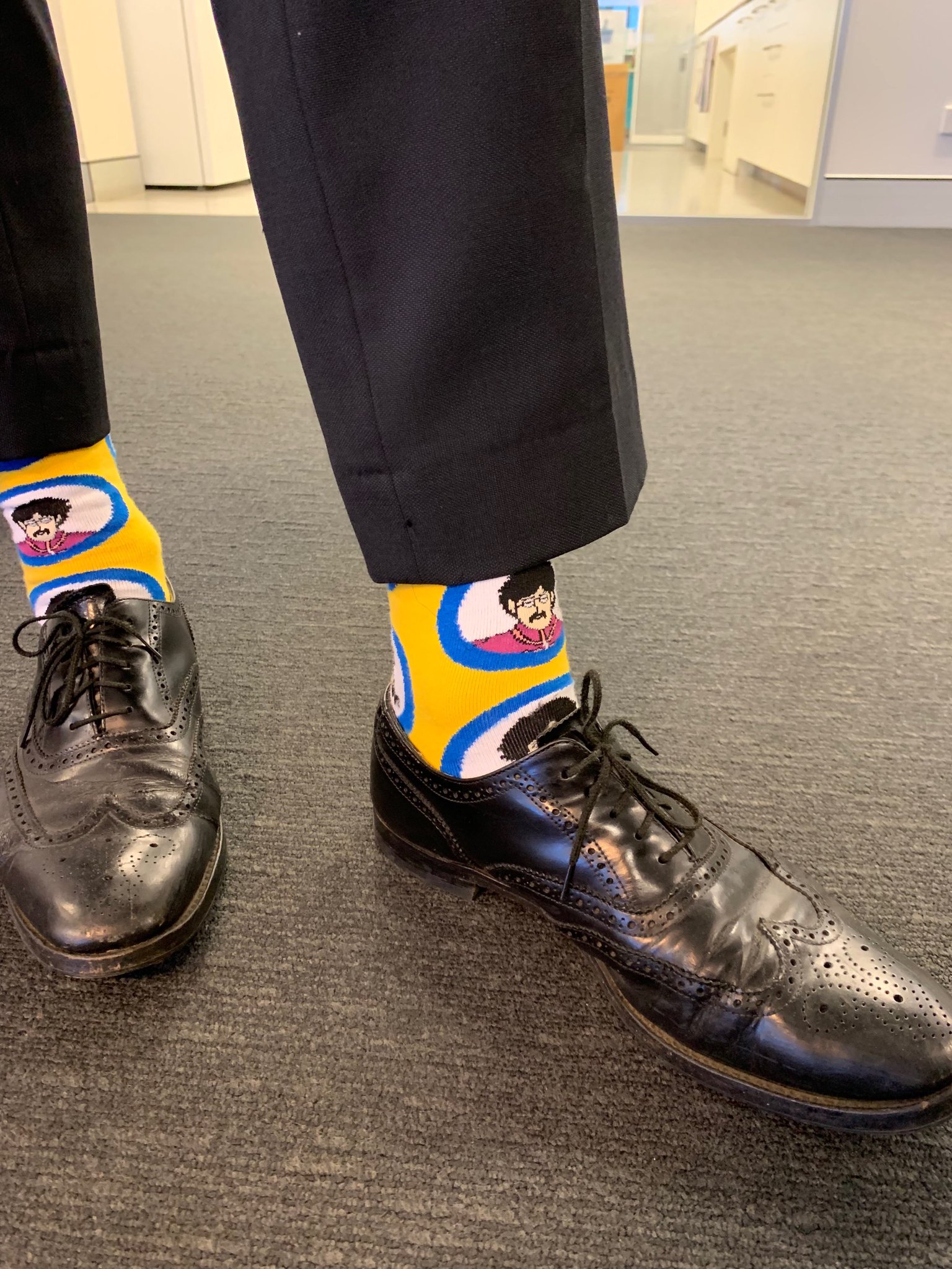 RANZCP on Twitter: "RANZCP President Associate Professor John Allan wearing his #crazysocks4docs ...