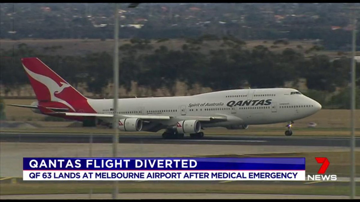 A Johannesburg-bound Qantas flight had to be diverted after a medical ...