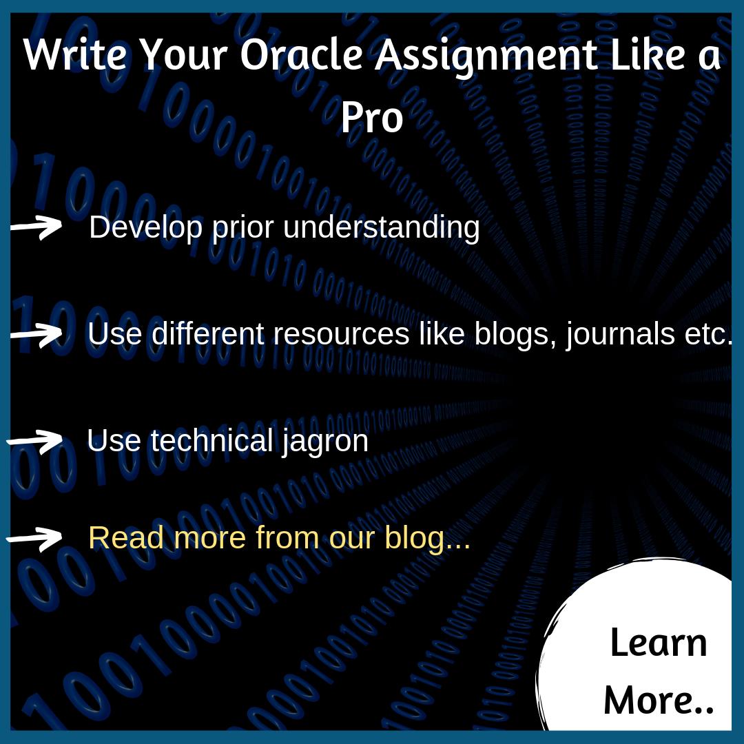 Assignment Desk On Twitter Got Oracleassignment By Following These Tips You Surely Gonna