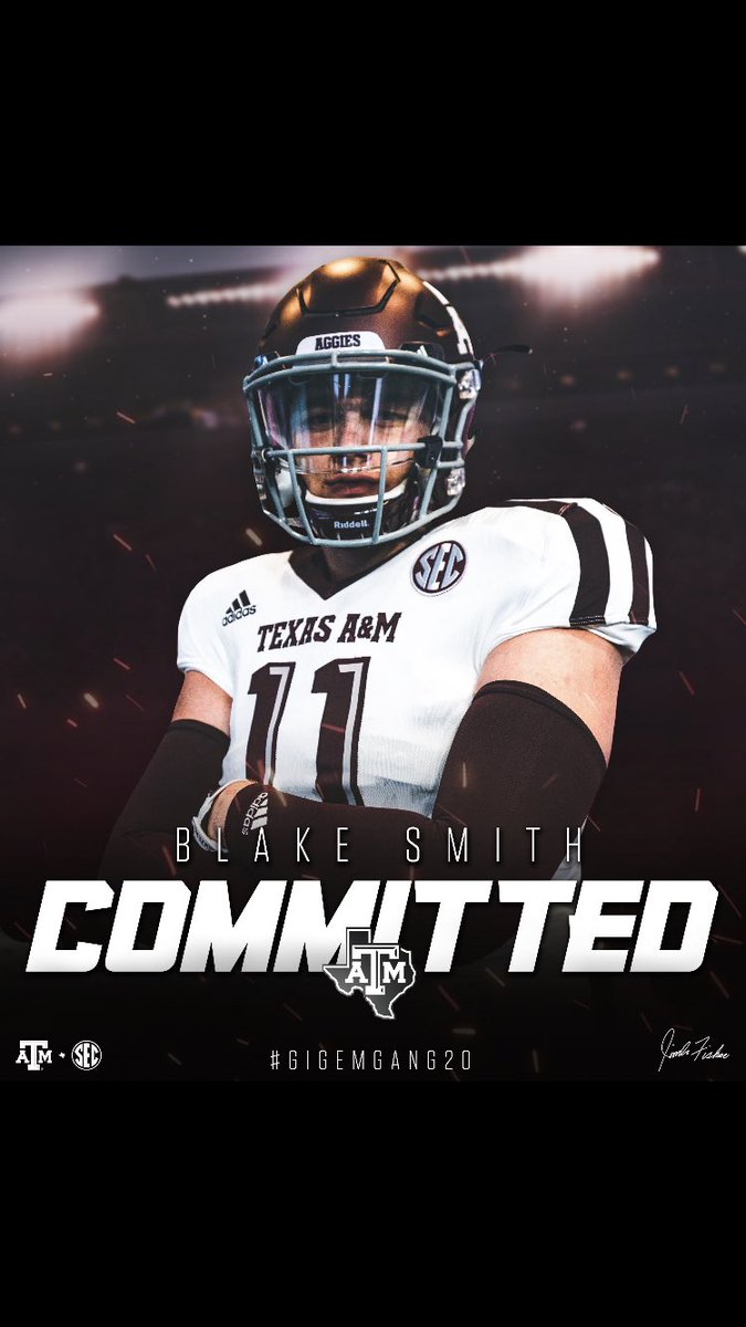 2020 3* TE Blake Smith commits to Texas A&M : r/CFB