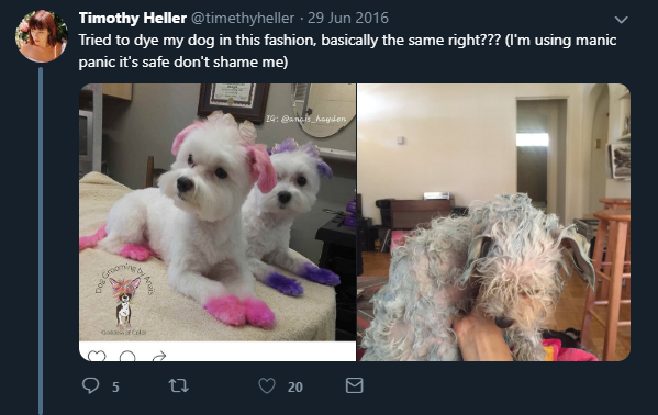 Can You Put Manic Panic On Dogs