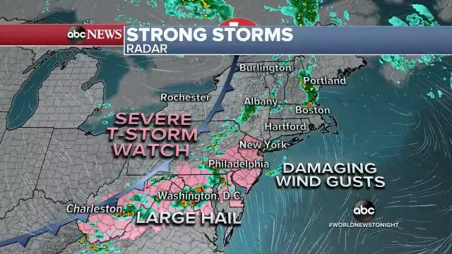 STORMS BARREL EAST: Severe weather is threatening millions from New ... STORMS BARREL EAST: Severe weather is threatening millions from New ...