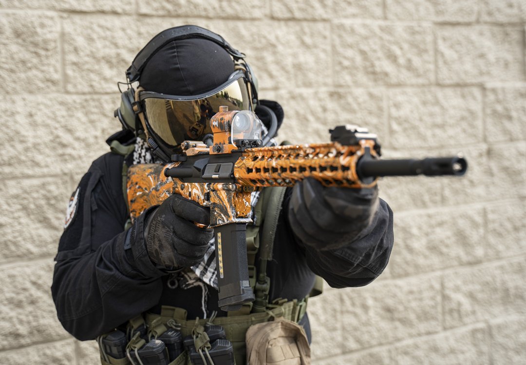 Custom Painted Airsoft M4