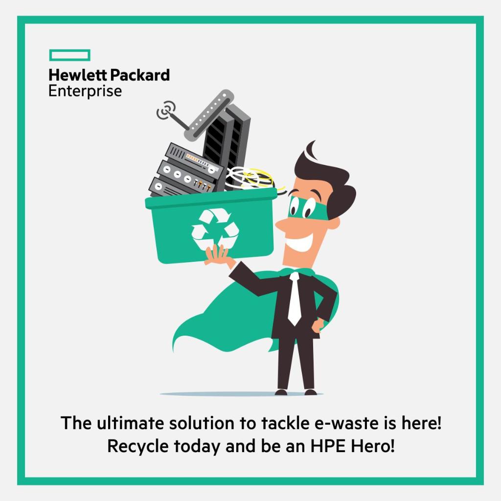 HPE India on Twitter: "Worried about e-waste? HPE India IT Return and Recycling team will take ...
