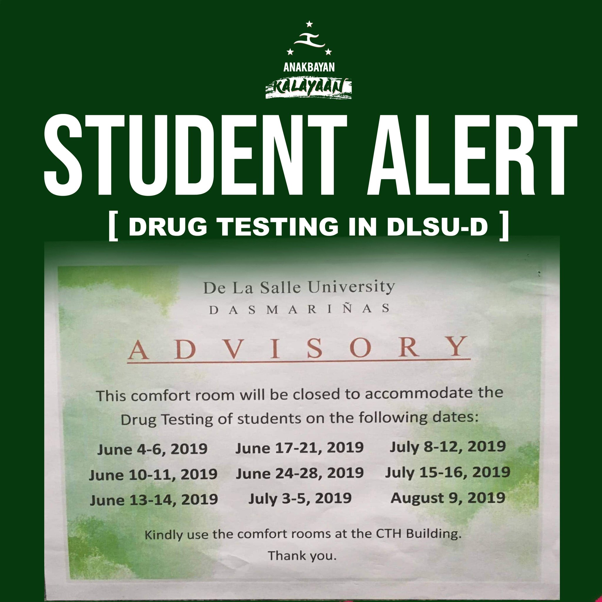 La Salle High School Drug Testing