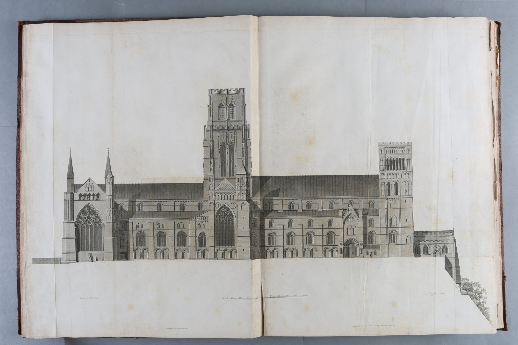 Durham Cathedral Elevation