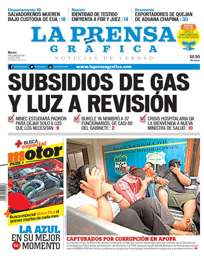 La Prensa Gráfica On Twitter Te Compartimos La Portadalpg De Este