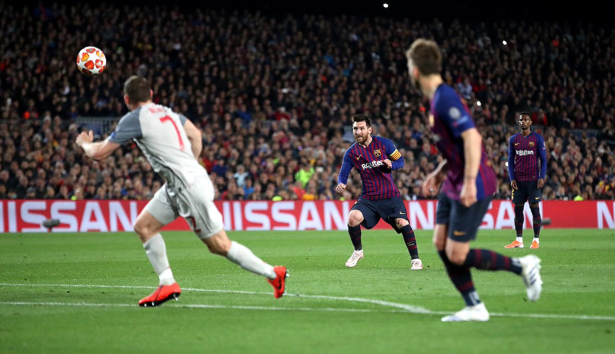 Lionel: OFFICIAL: Lionel Messi's free-kick against Liverpool has been ...