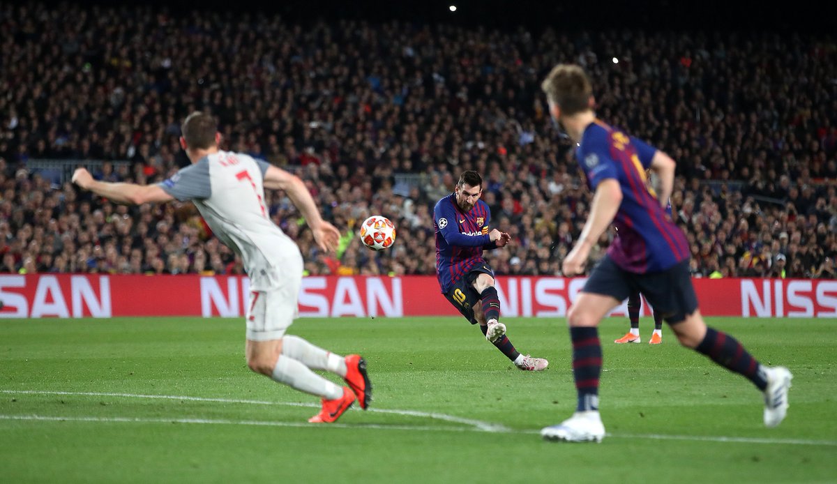 Lionel: OFFICIAL: Lionel Messi's free-kick against Liverpool has been ...