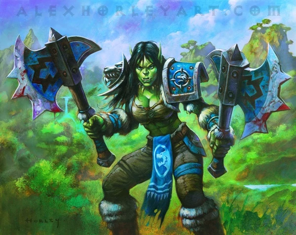 Orc Warrior Wow Female