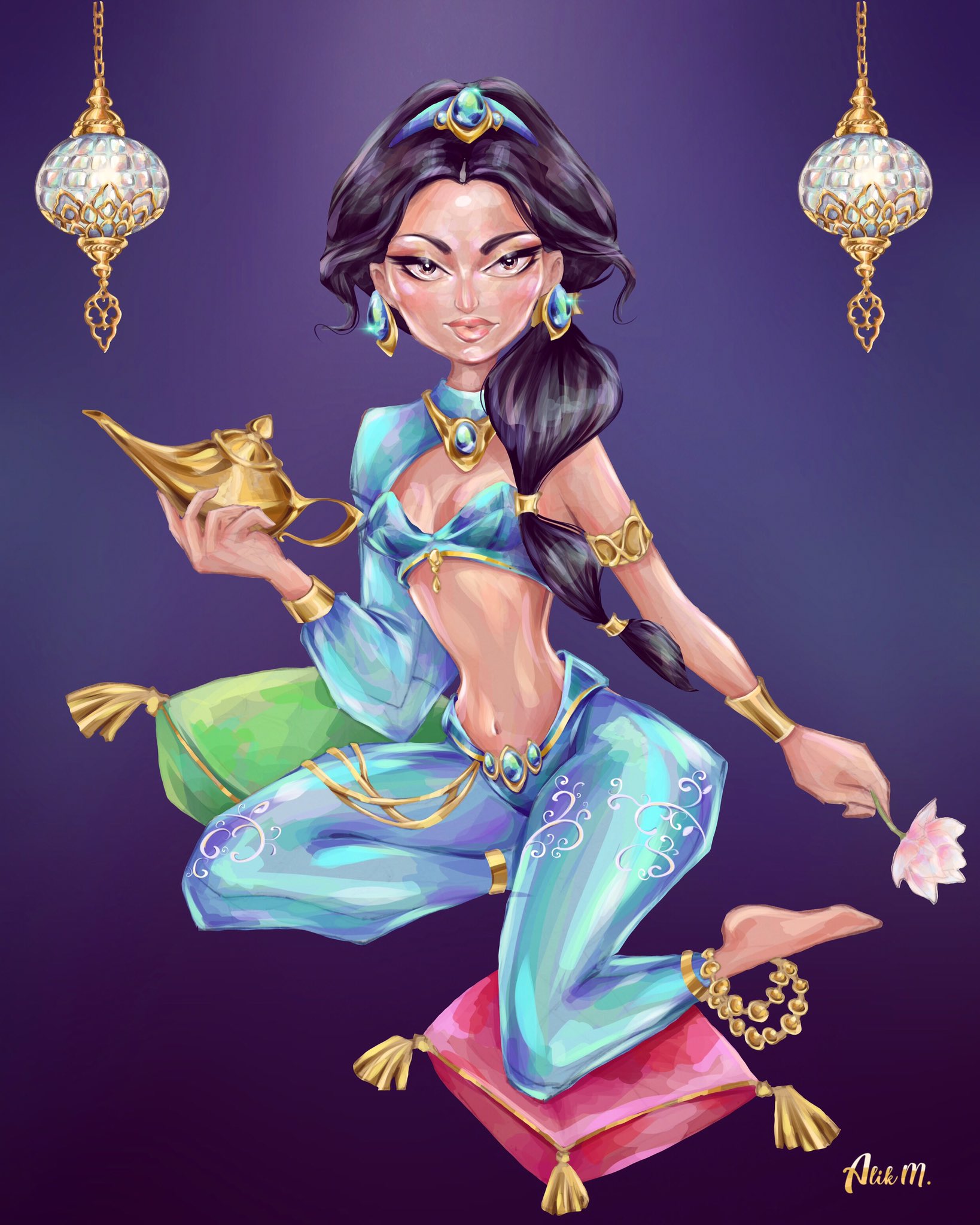 Princess Jasmine Illustration