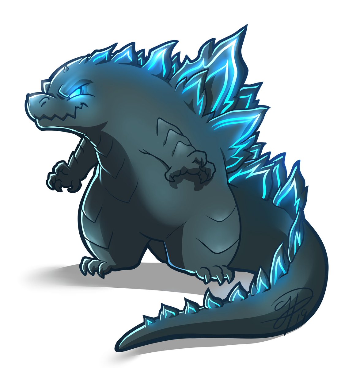 Cute Godzilla Fan Art