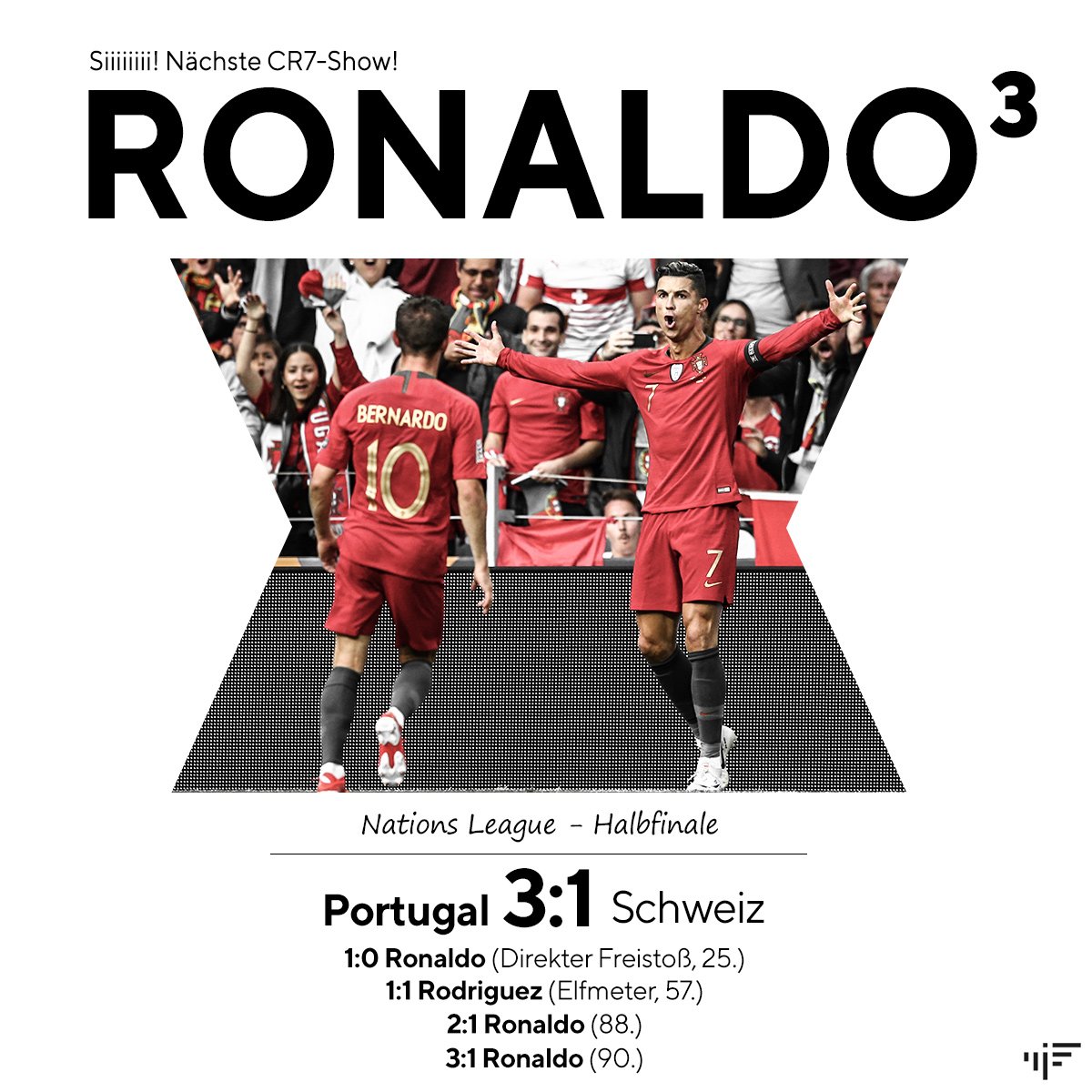 Ronaldo: International trophies: 🇵🇹Cristiano Ronaldo: 🏆🏆