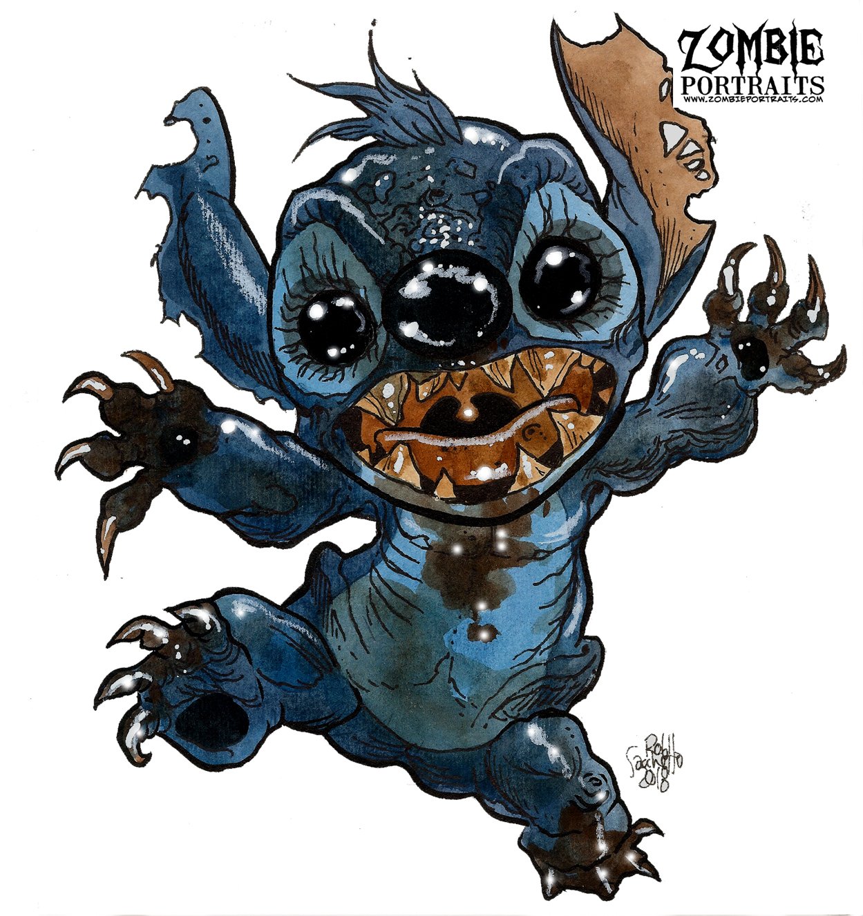 Zombie Lilo And Stitch