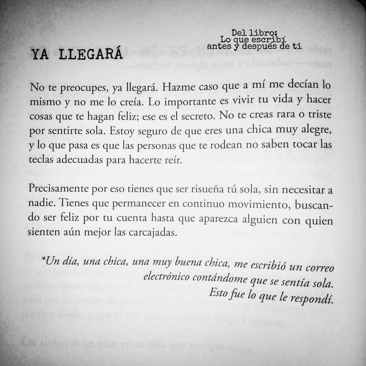 Libro Lo Que Escribí Antes Y Después De Ti - Leer un Libro Libro Lo Que Escribí Antes Y Después De Ti - Leer un Libro