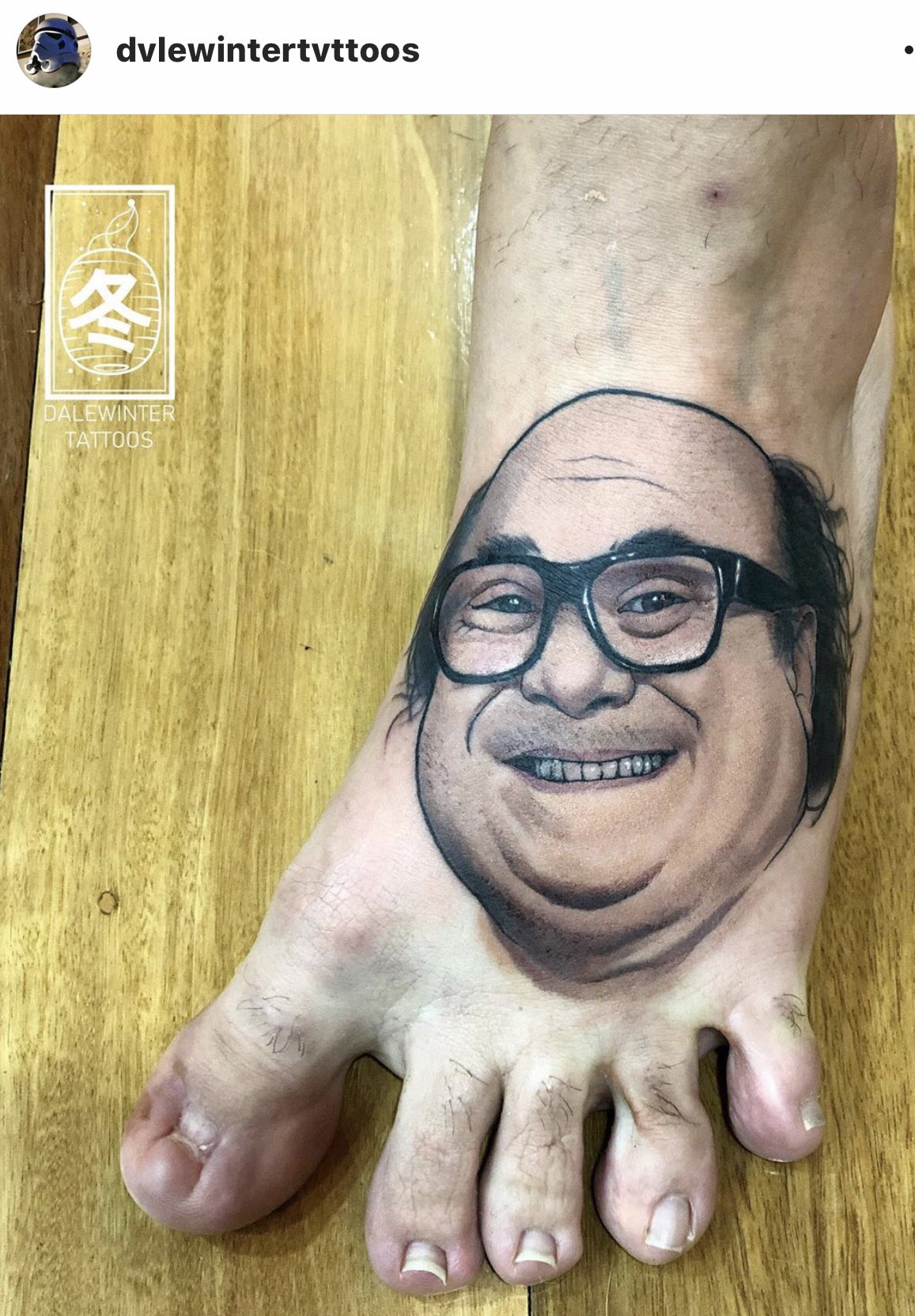 Danny devito tattoo - Bronctattooaus.com