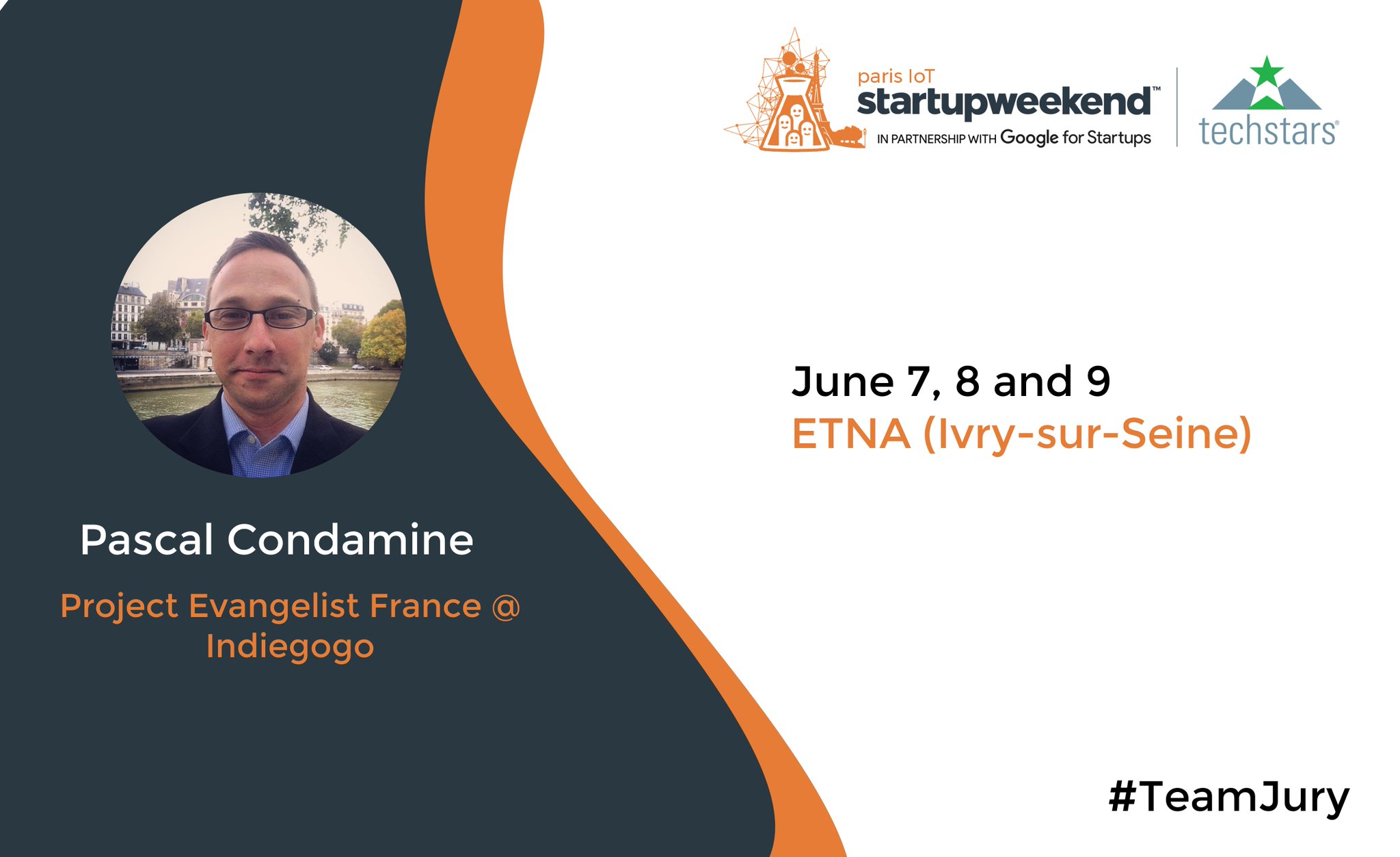 Startup Weekend Paris IoT on Twitter: "Pascal Condamine sera l'un des jurys de @paris_iot 😄 ...